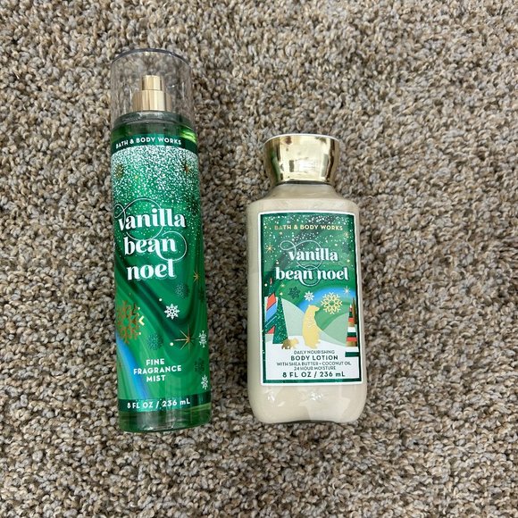 Bath & Body Works | Skincare | Bath And Body Works Vanilla Bean Noel Body Lotion Spray Seasonal ...